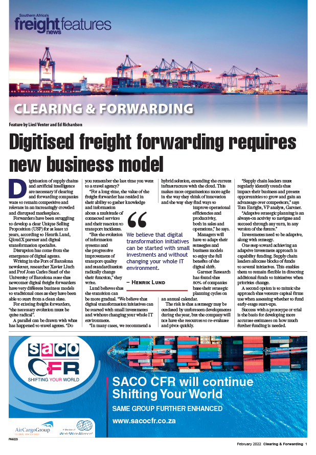 Clearing & Forwarding Feb 2022 | Freight News