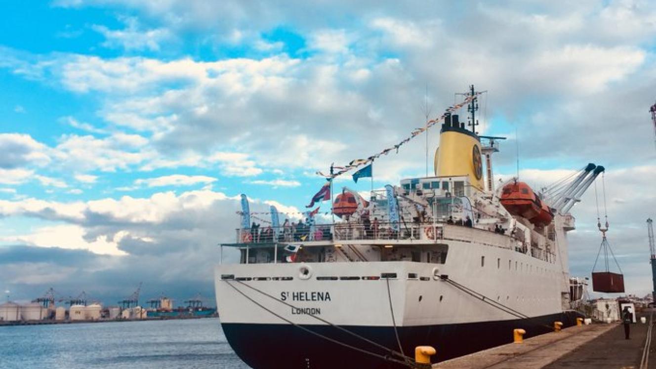 Cargo ship starts its final journey to the remote island of St Helena ...
