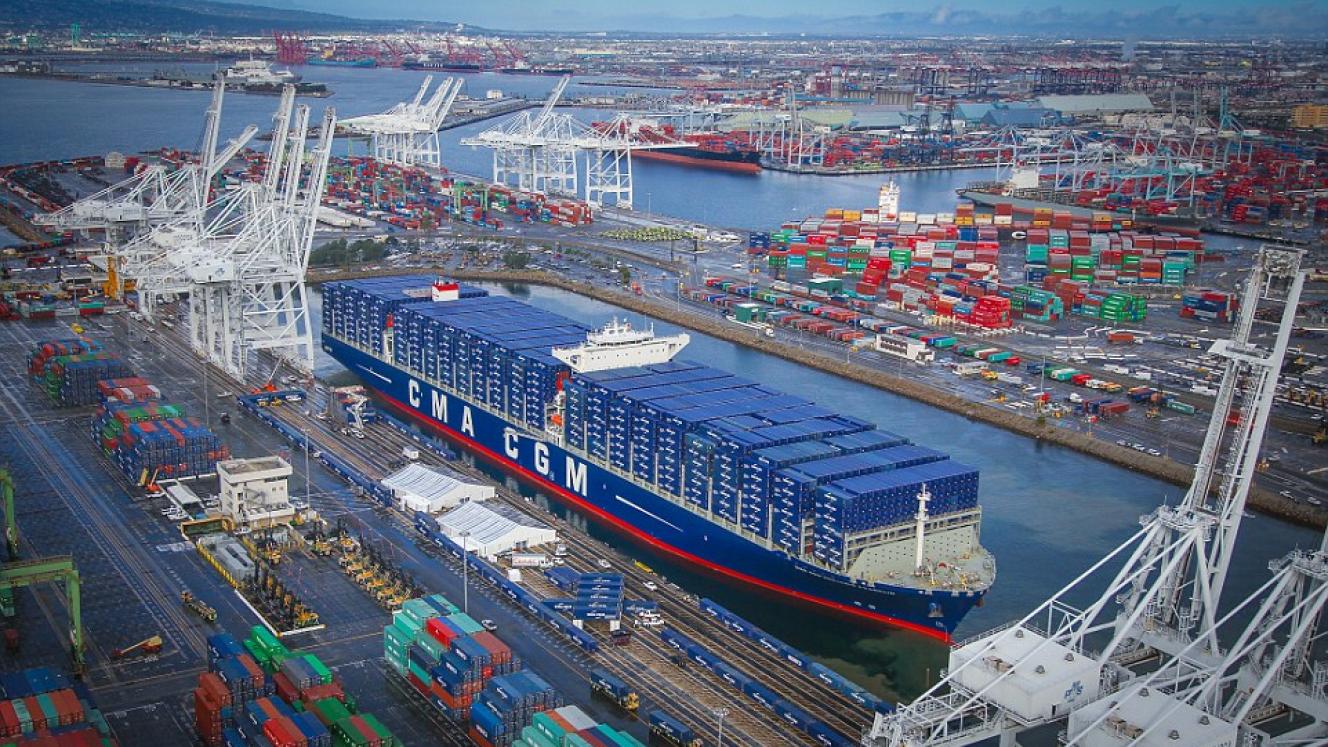 Largest cargo vessel ever to call in the US | Freight News