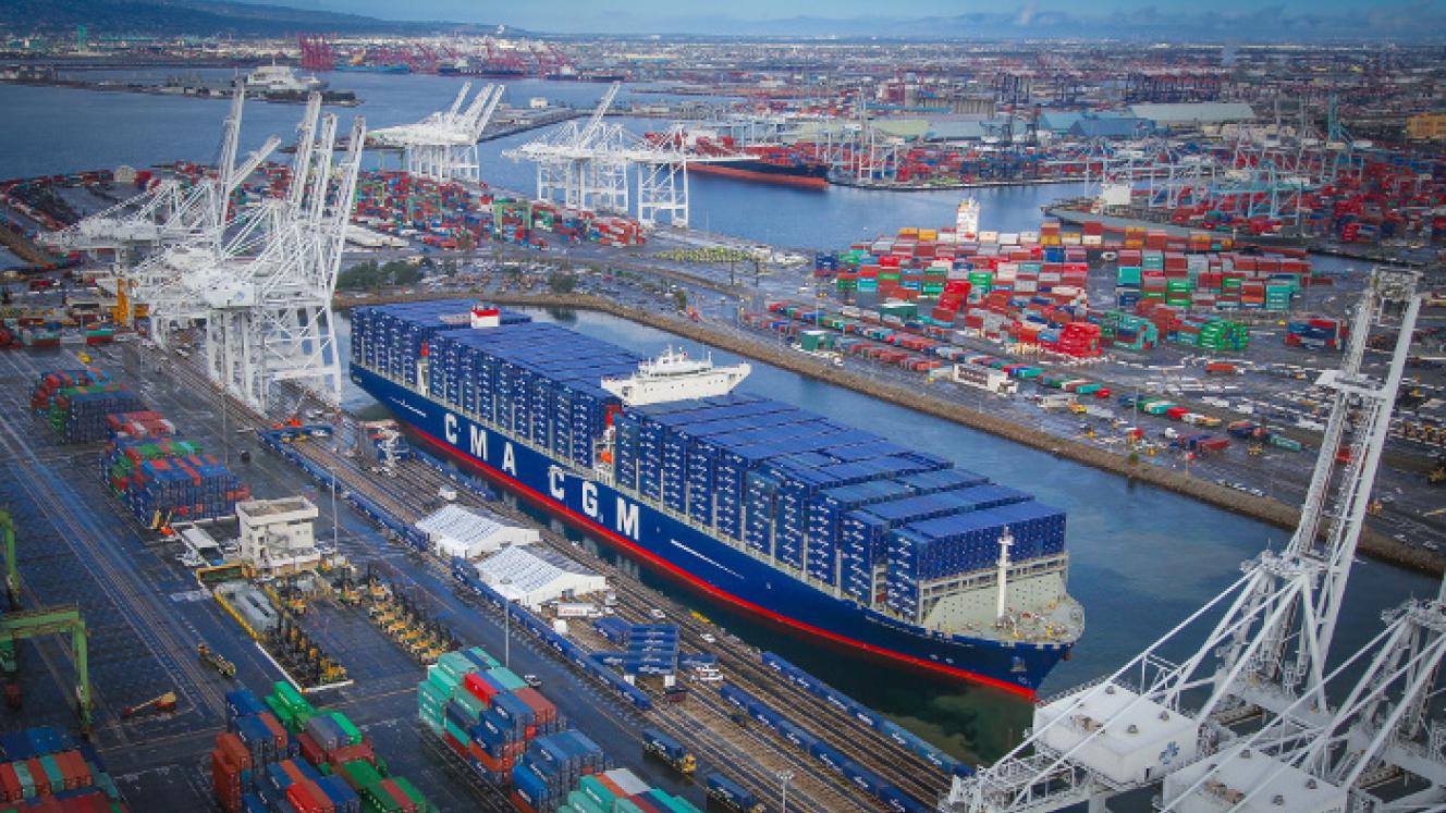 CMA CGM pulls its mega-ship off US West Coast calls | Freight News